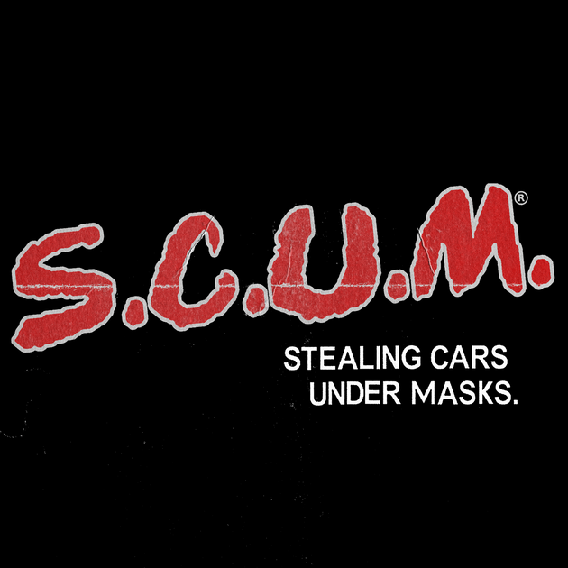 STEALING. CARS. UNDER .MASKS. – Scum Skateboarding