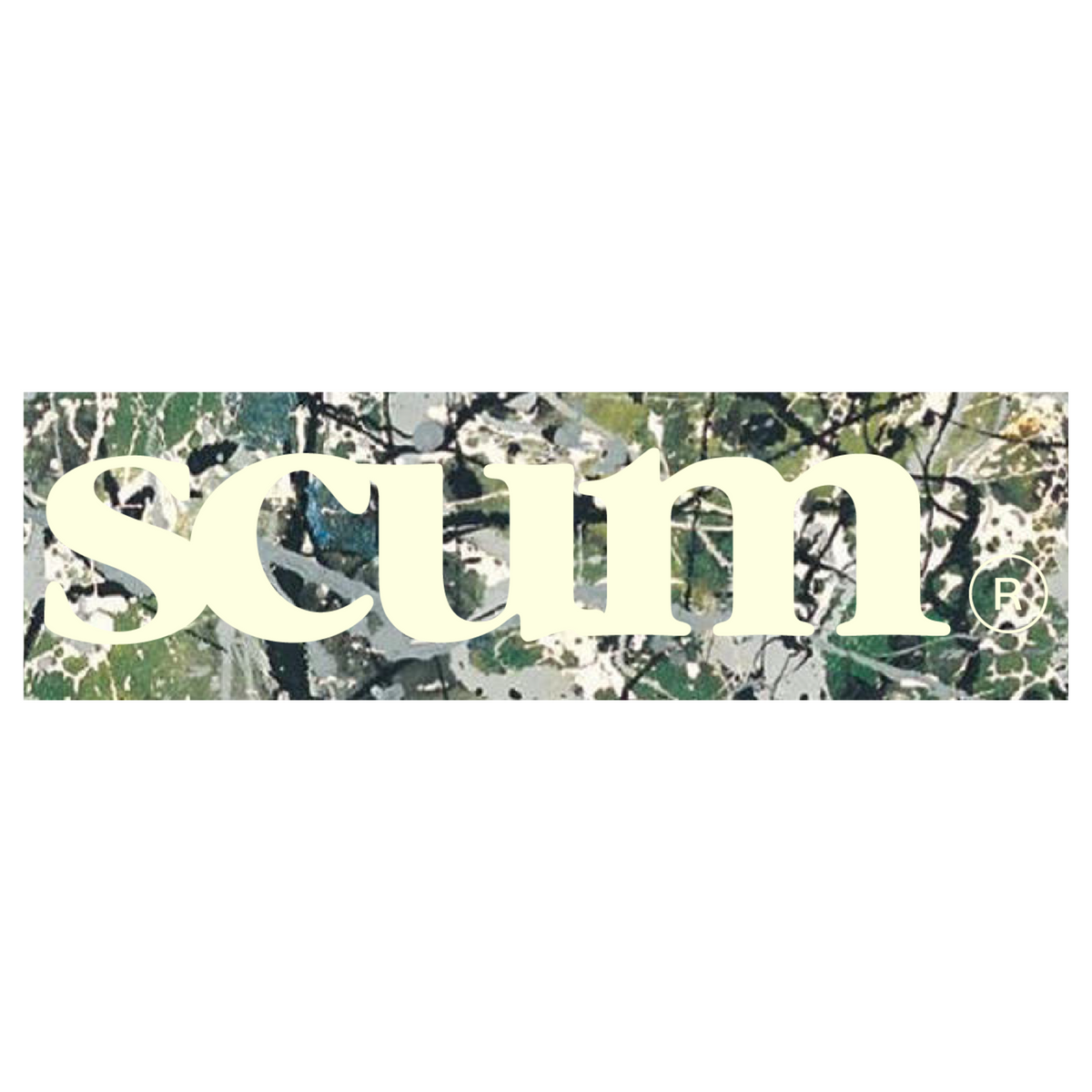 SCUM BOX LOGO BUY BUY STICKER – Scum Skateboarding