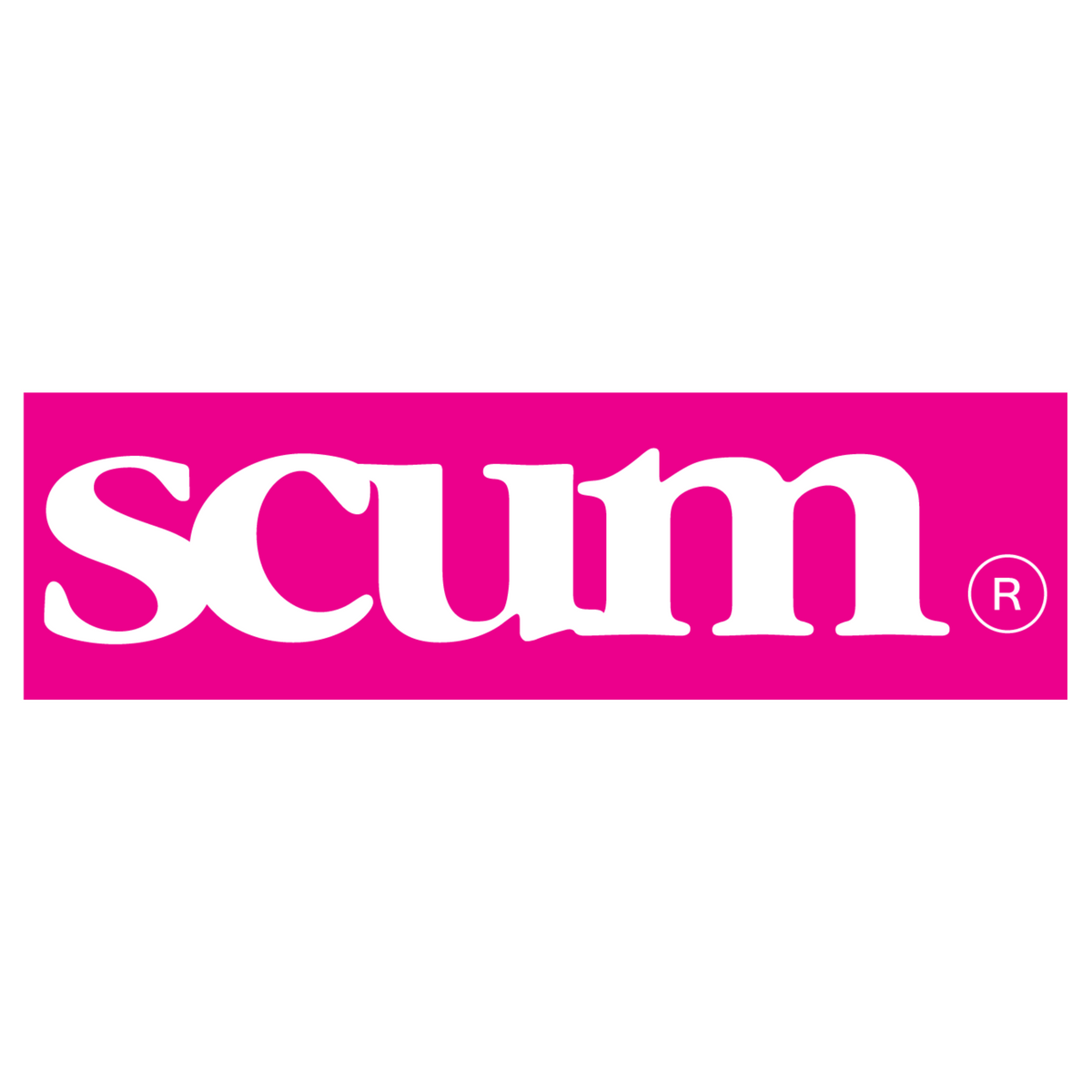 SCUM BOX LOGO STICKER – Scum Skateboarding