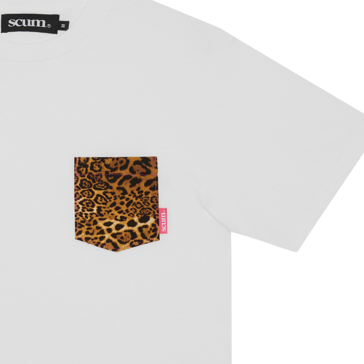 SCUM LEOPARD PRINT POCKET T-SHIRT – Scum Skateboarding