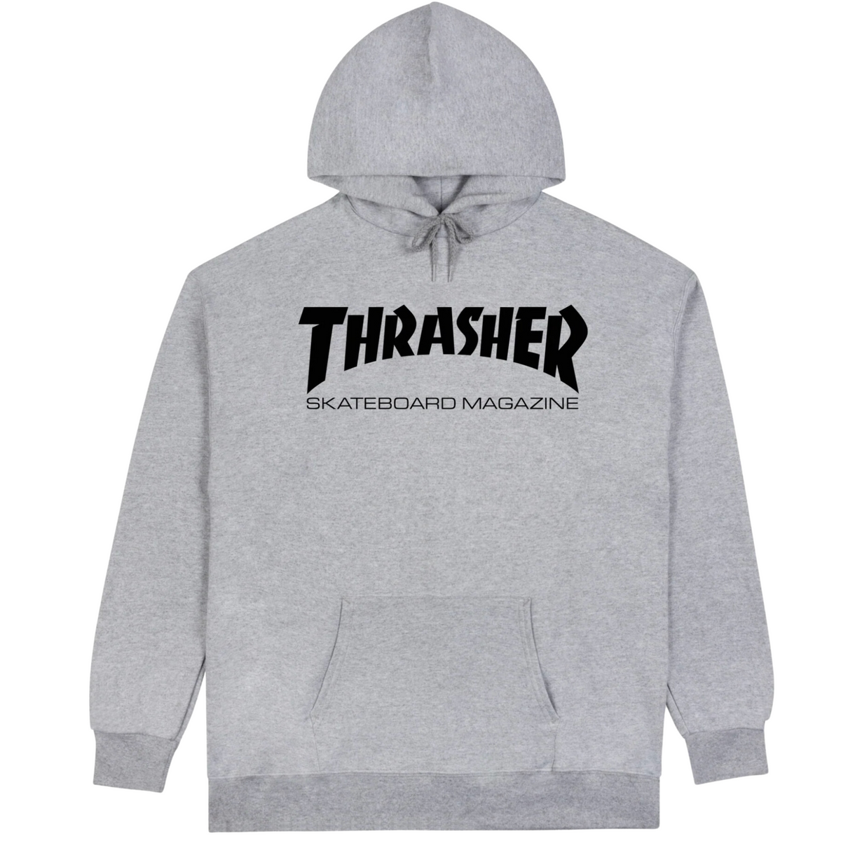 THRASHER SKATE MAG PULLOVER HOODIE - HEATHER GREY – Scum Skateboarding
