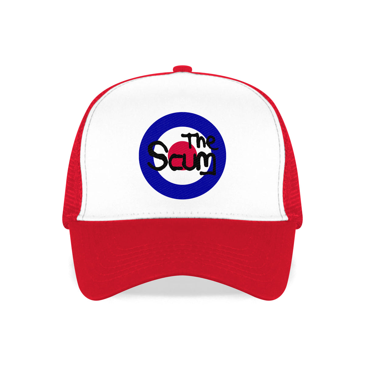 THE SCUM CAP - RED/WHITE – Scum Skateboarding