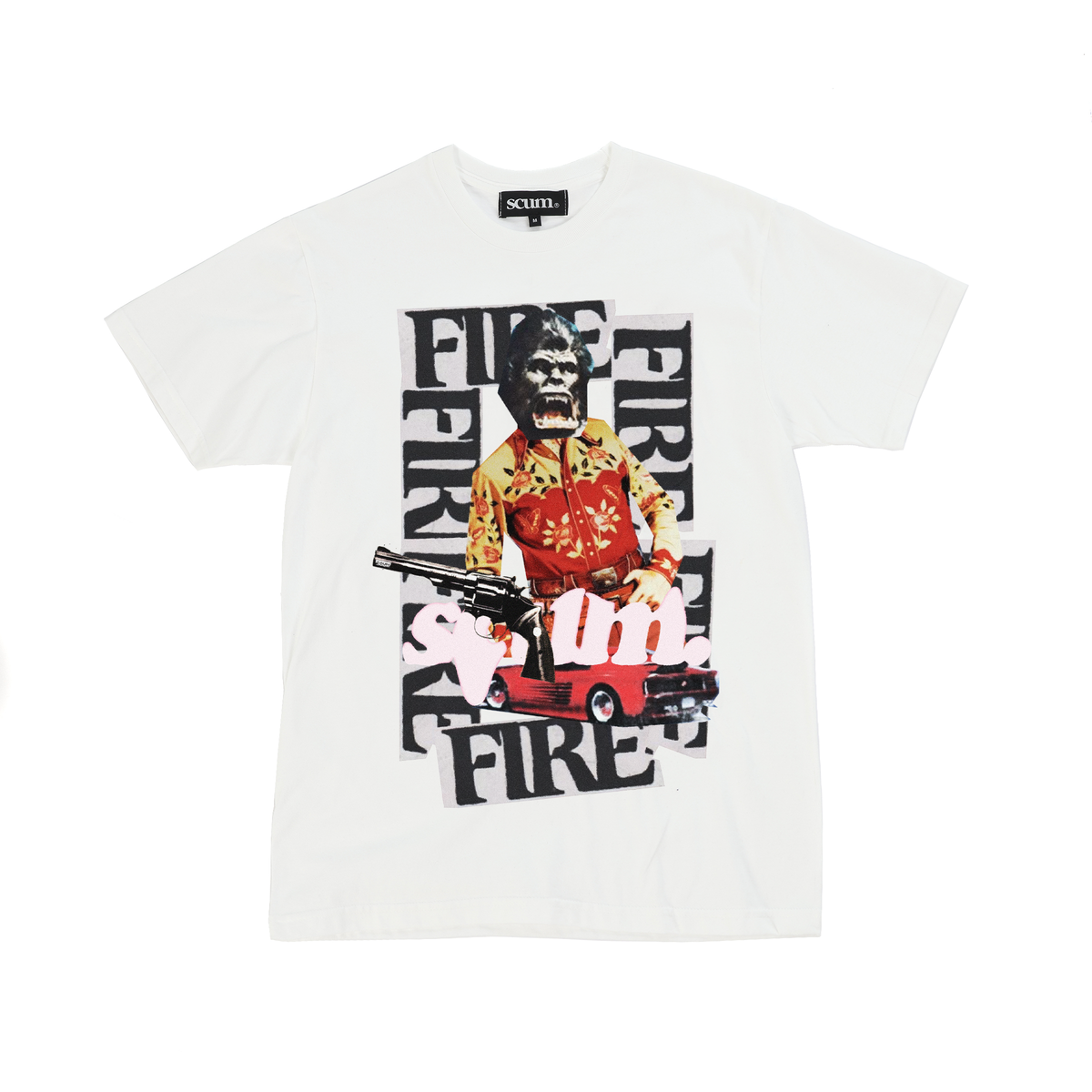 SCUM FIRE T SHIRT – Scum Skateboarding