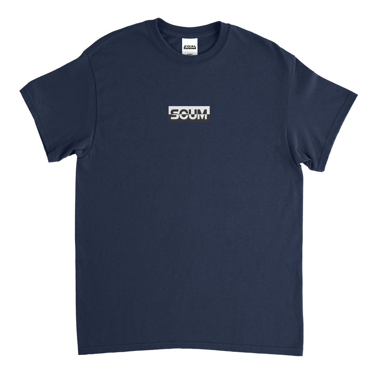Navy Scum Logo Tee – Scum Skateboarding